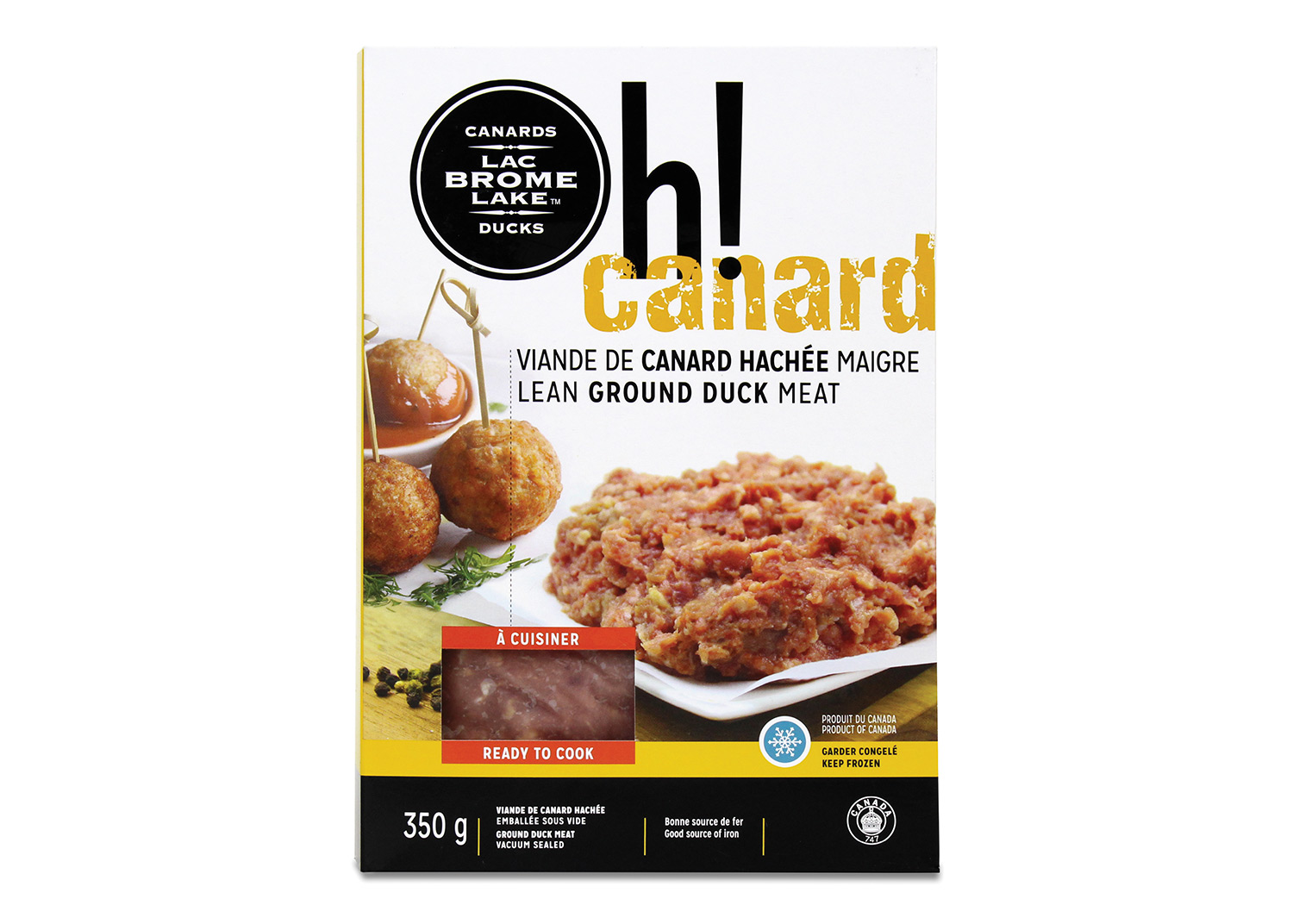 Lean ground duck meat - Canards du Lac Brome
