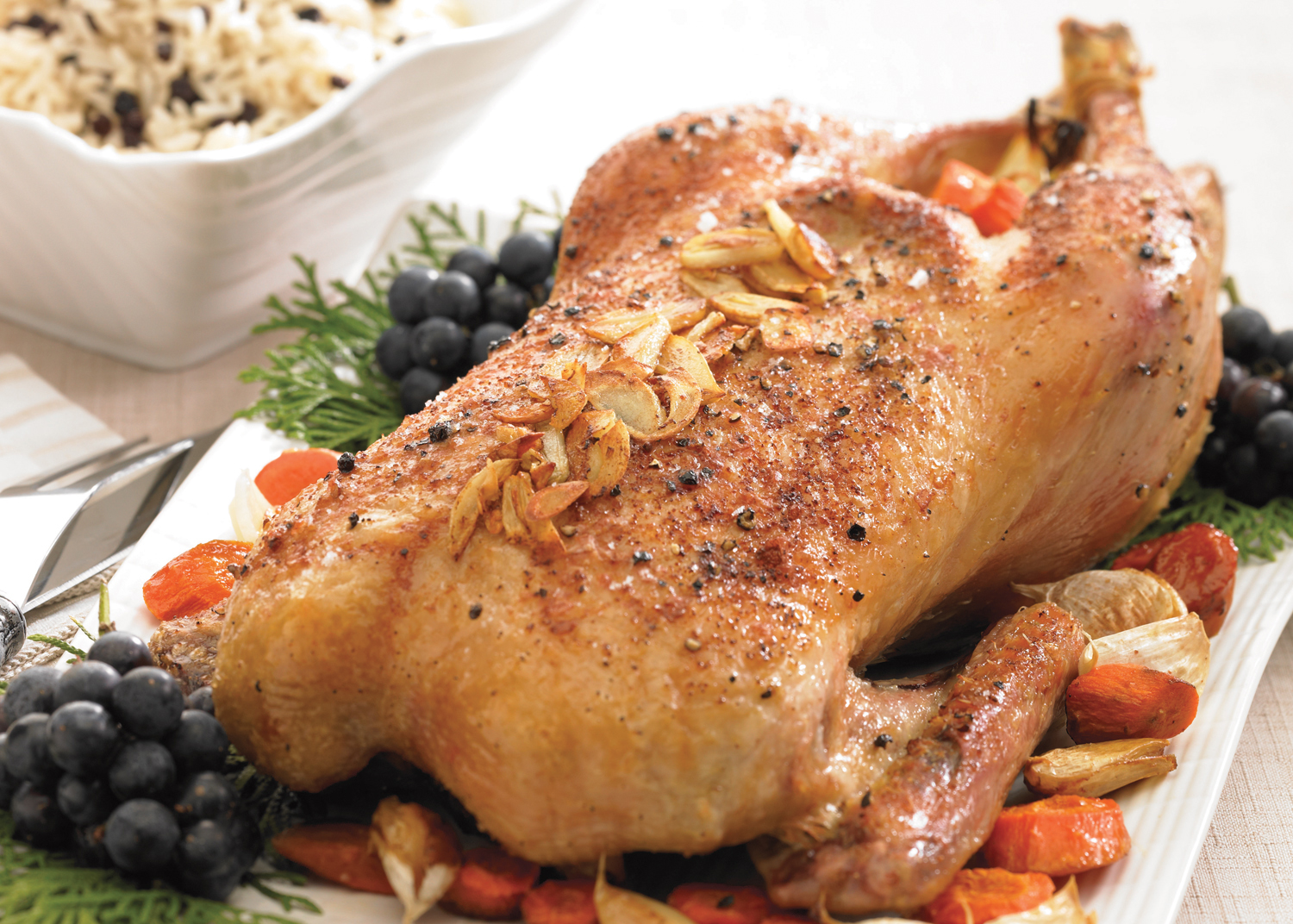 Canards croustillants sel et poivre à l’ail - Canards du Lac Brome