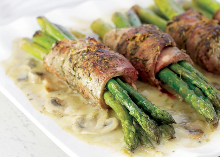 Duck and Asparagus Roulades - Canards du Lac Brome
