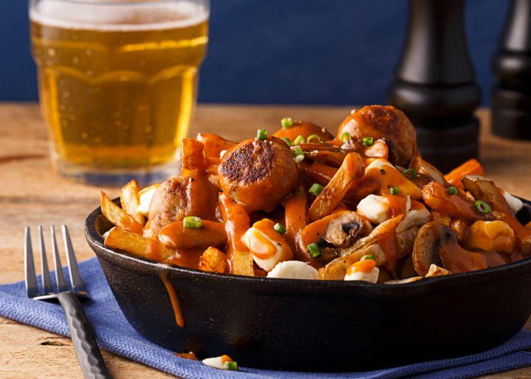 Duck Meatball Poutine - Canards du Lac Brome