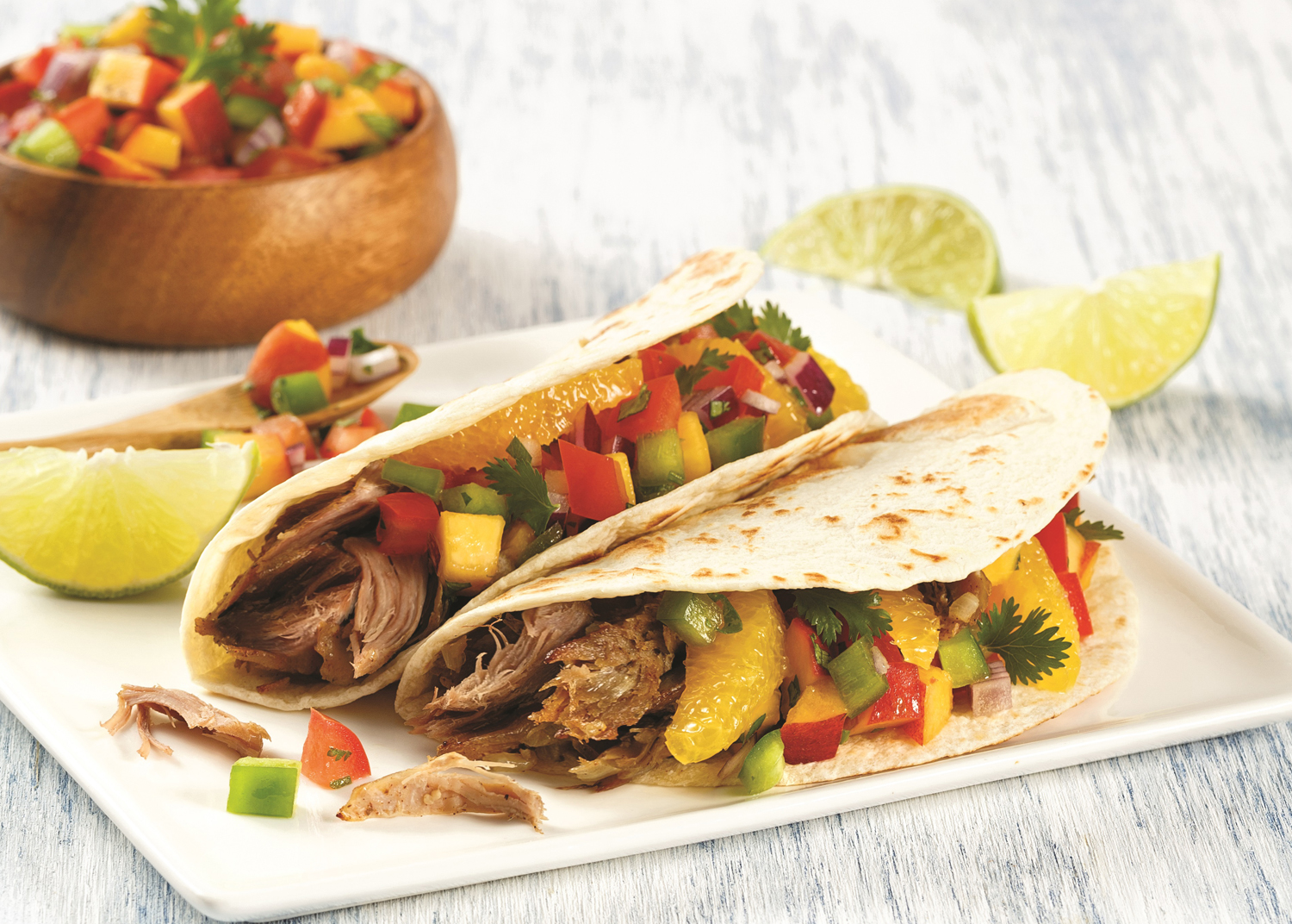 Shredded duck tacos - Canards du Lac Brome